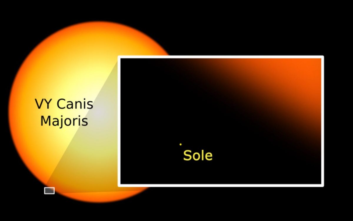 VY Canis Majoris Facts | Canis Majoris | vs Sun | Star | Earth
