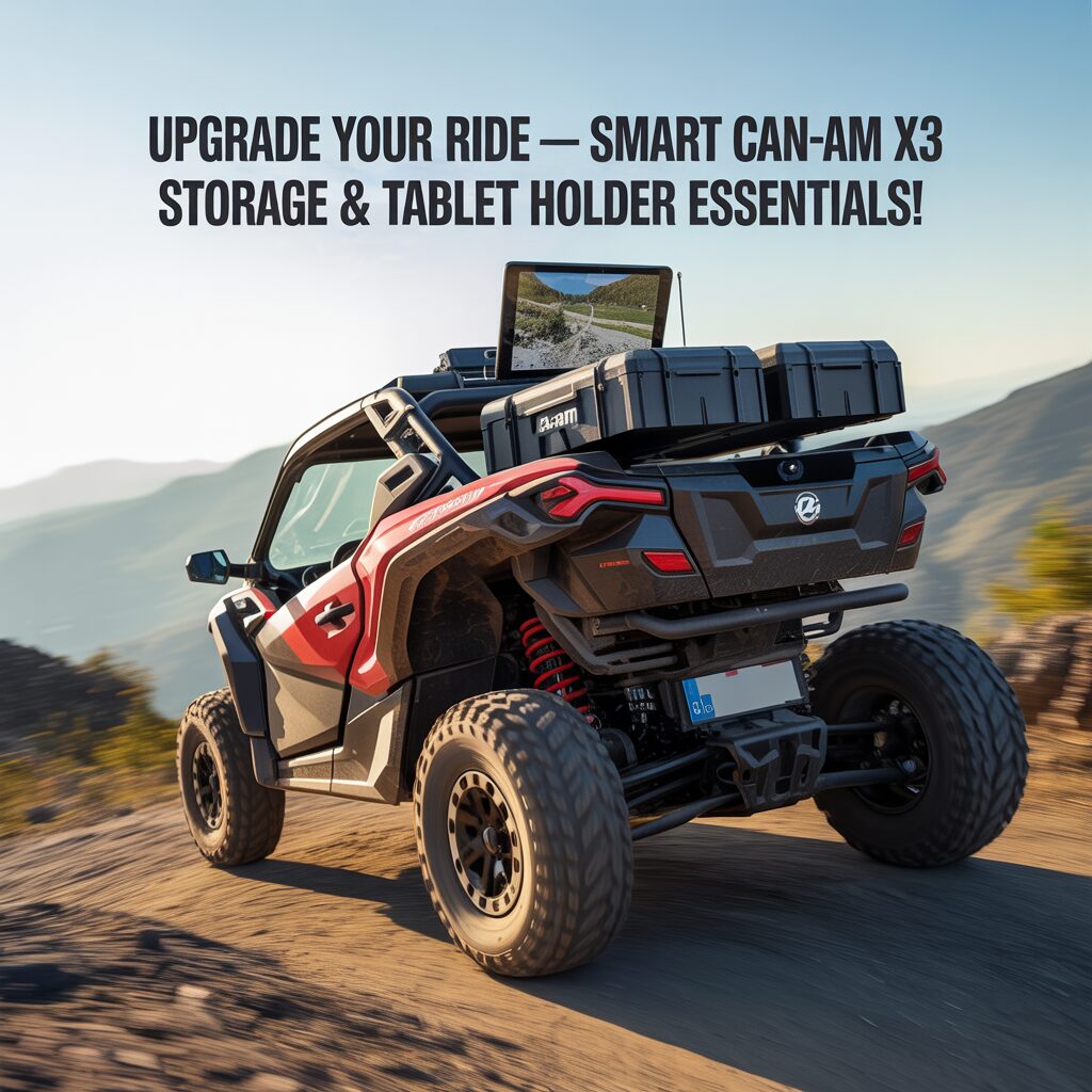 Best Can-Am X3 Storage Boxes and Tablet Holders for Smarter Adventures